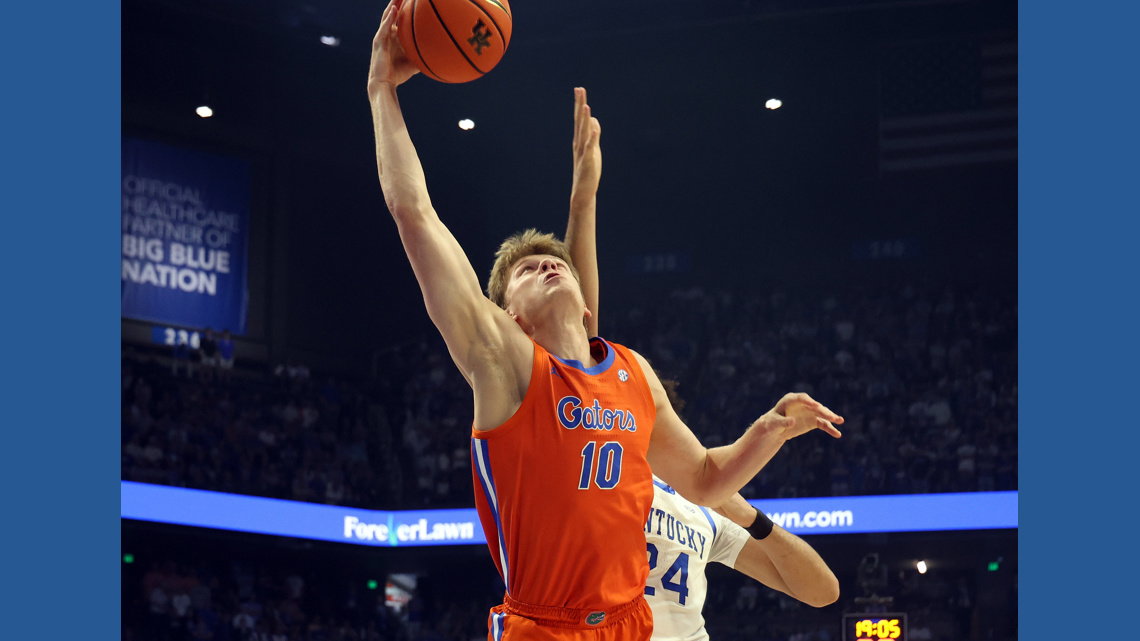 No. 5 Florida beats Kentucky 84-77 to finish regular season with 11 ...