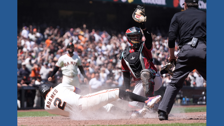 Diamondbacks beat Giants 3-2 for series sweep, 10th win in 11 games ...