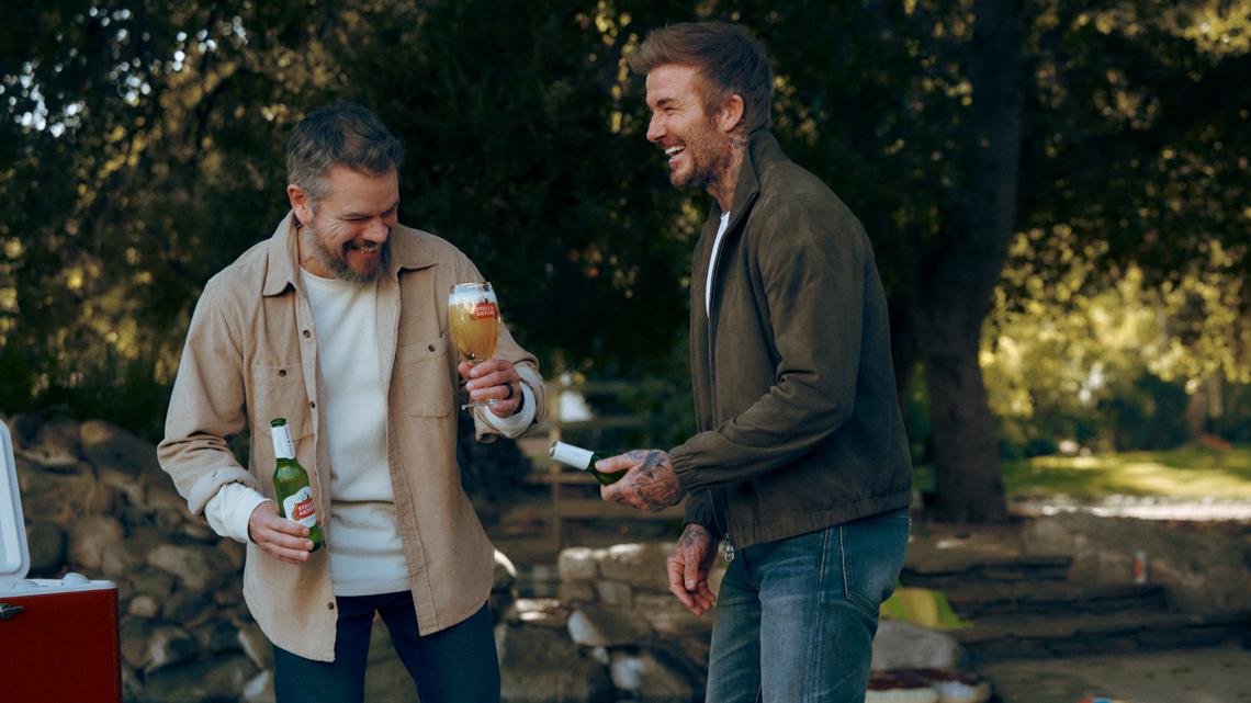 Stella Artois Super Bowl commercial: Matt Damon, David Beckham star in ...