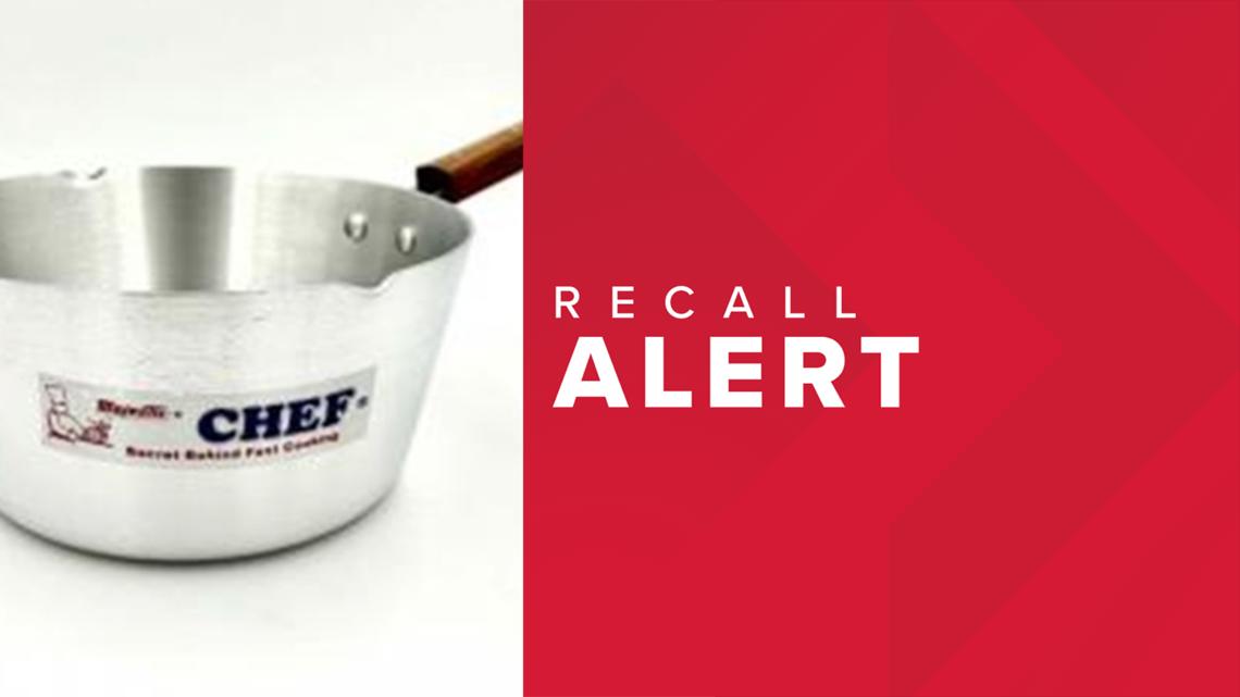Cooking pans recalled over 'significant' lead contamination risk ...