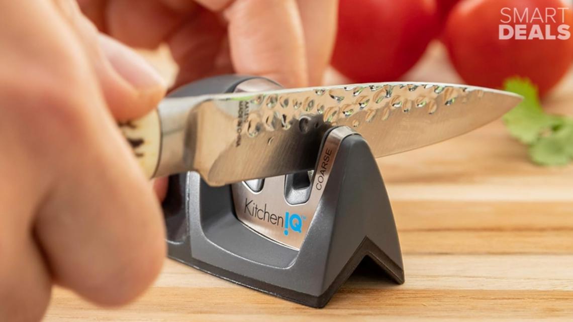 Deluxe Diamond Edge Grip 2-Stage Knife Sharpener | firstcoastnews.com