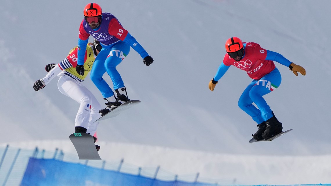 Mixed snowboardcross highlights Winter Olympics action Friday ...