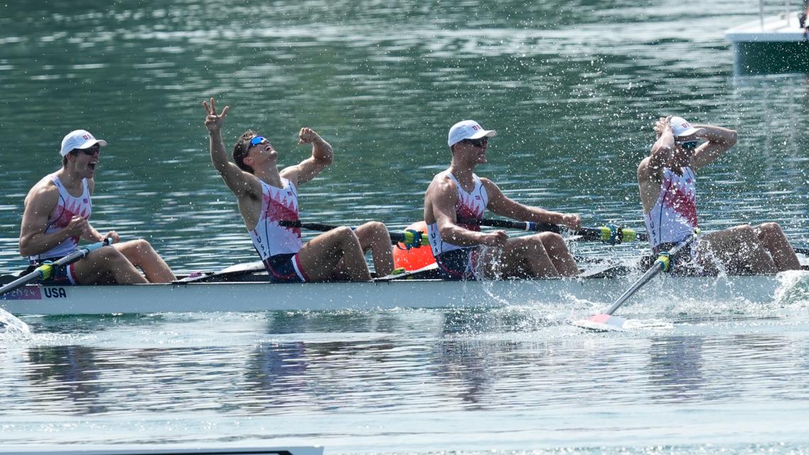 US rowing team wins gold in men's four, first time in 64 years | firstcoastnews.com