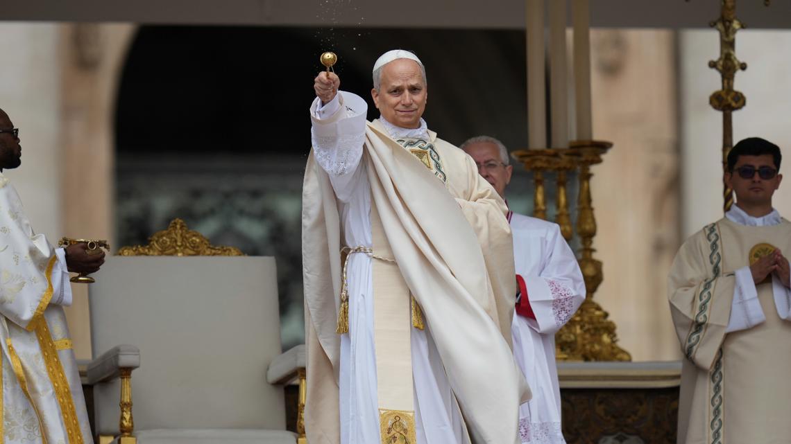 Pope Leo XIV calls for unity of Catholic Church during inaugural Mass ...