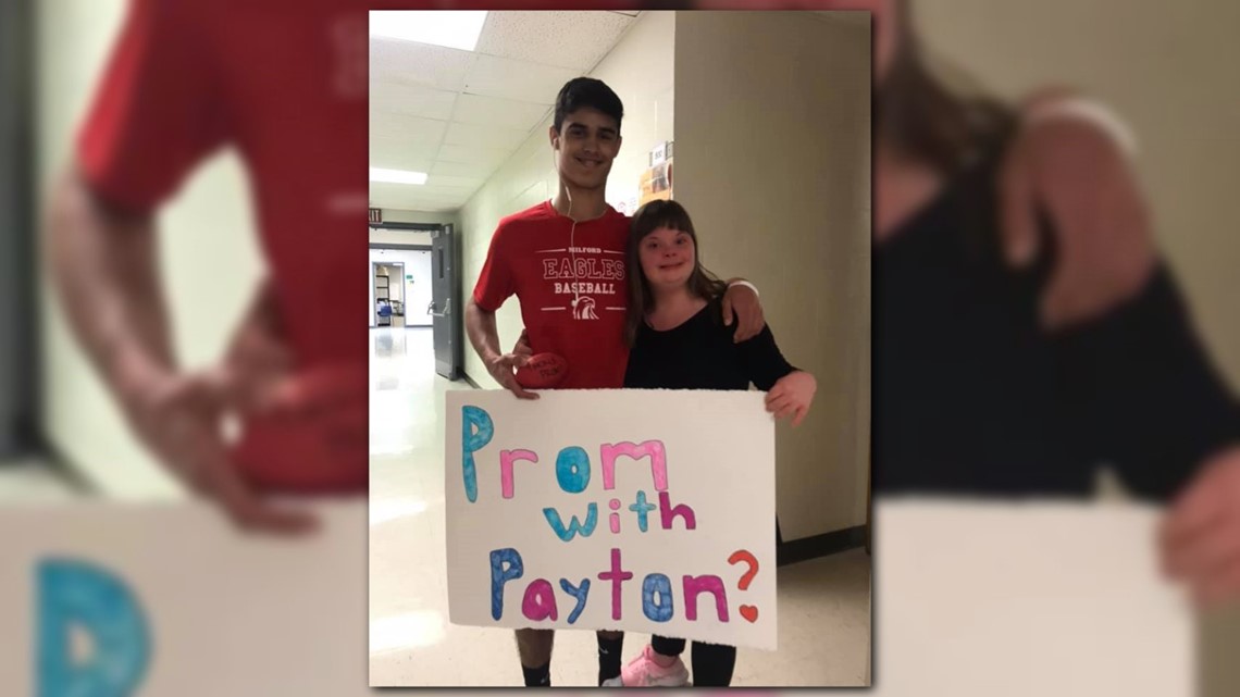 Milford High School student with Down syndrome asks her classmate to ...