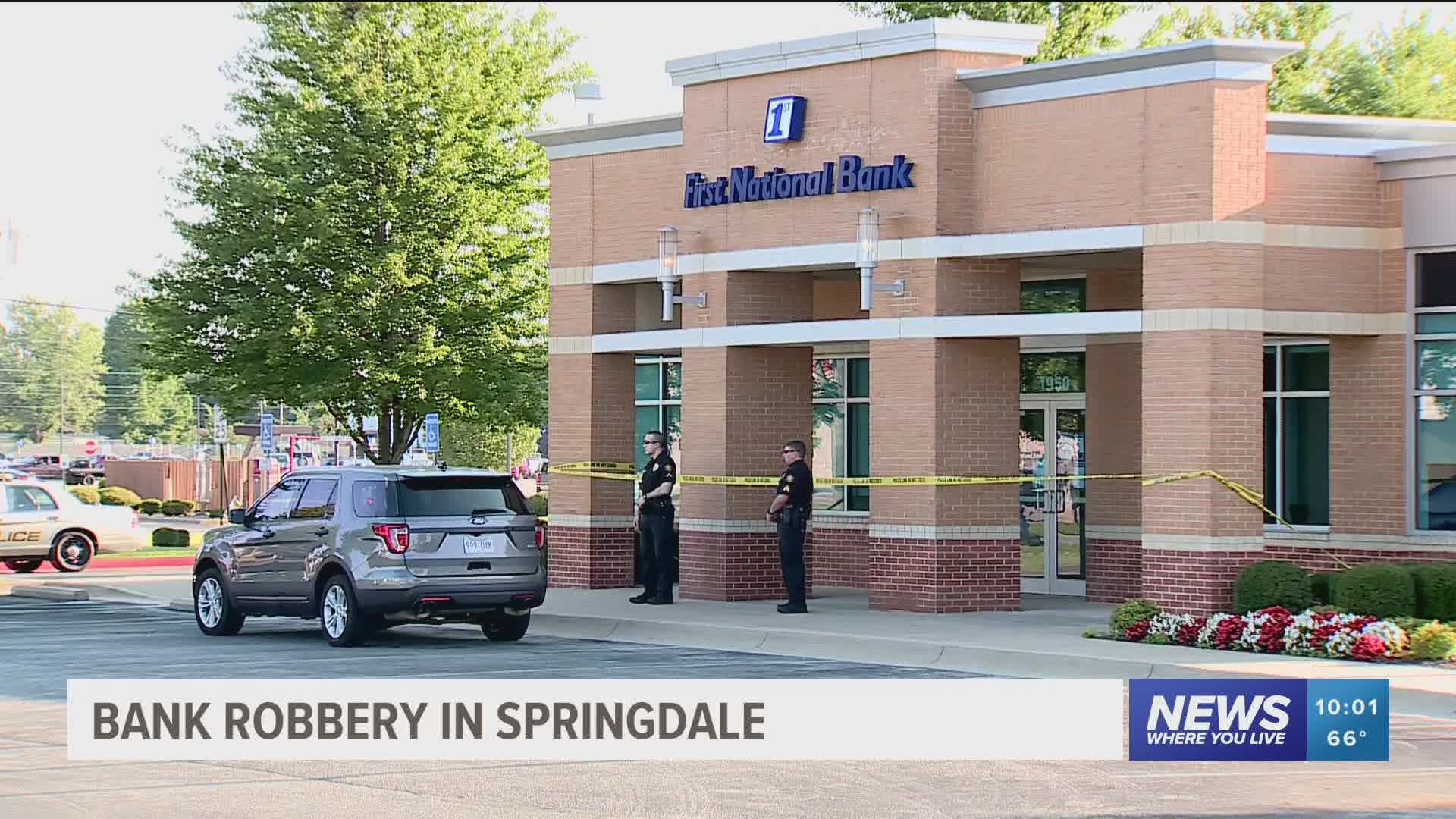 Police Searching for Suspect Connected to Springdale Bank Robbery ...