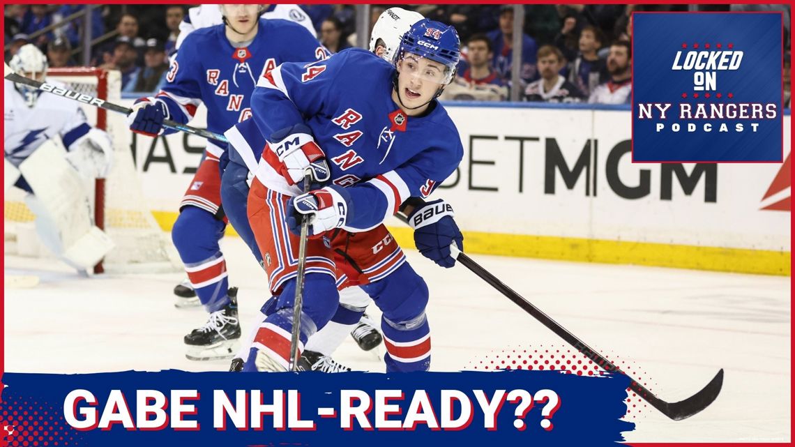 Gabe Perreault to make Rangers Opening Night roster? Ranger rookie ...
