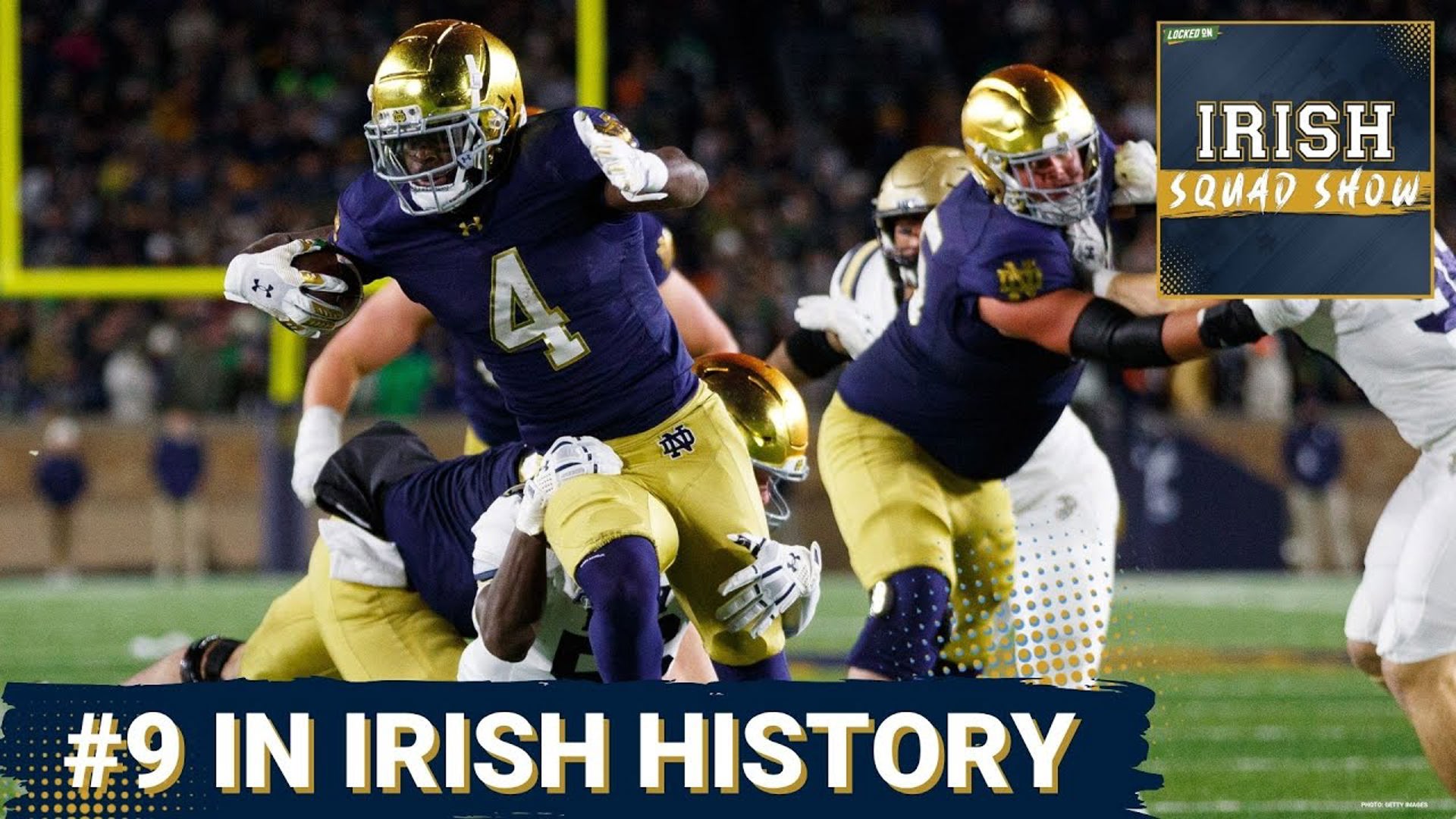 IRISH SQUAD SHOW: Is Jeremiyah Love a TOP 10 Notre Dame player all-time ...