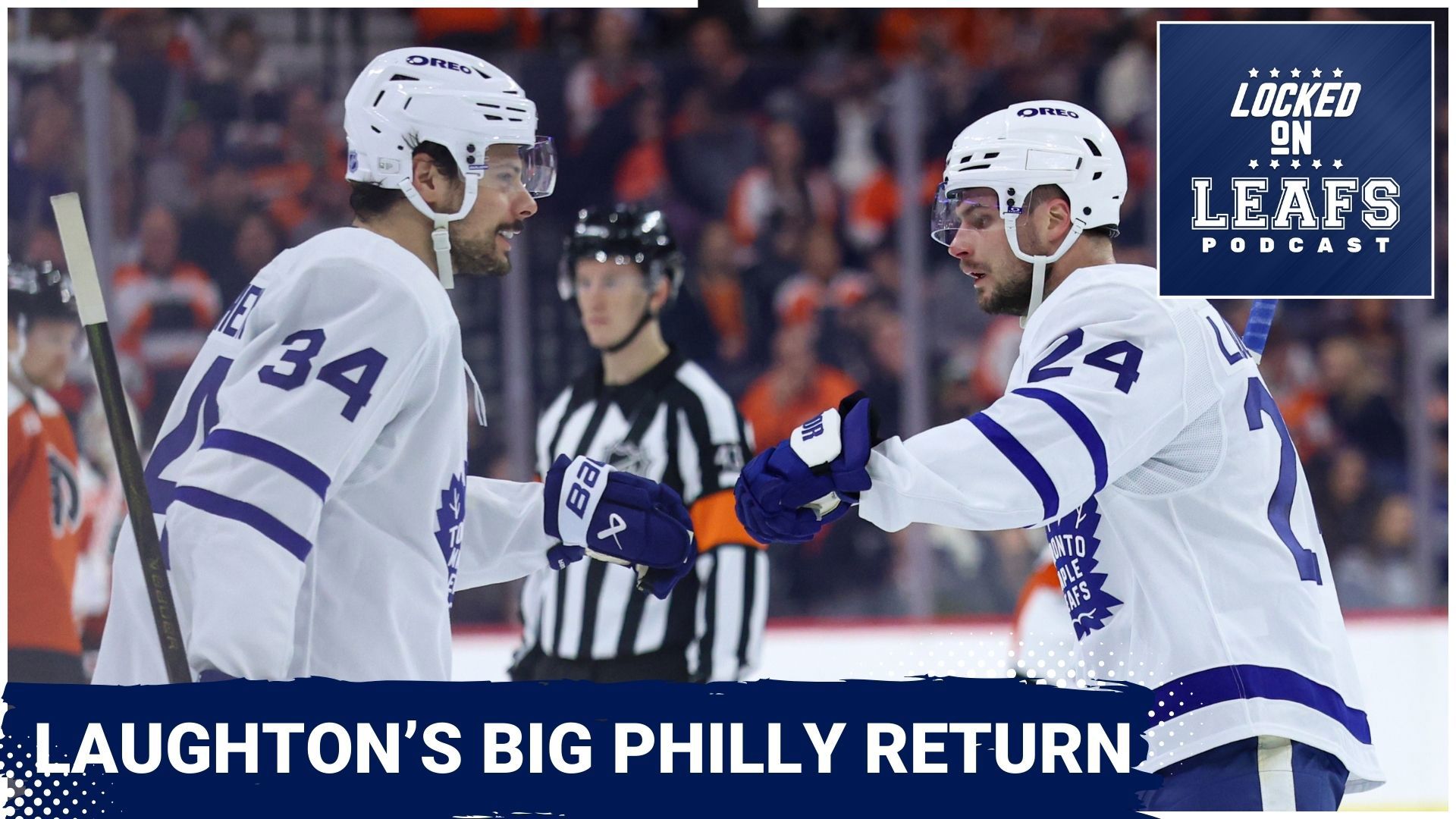 Laughton powers Leafs to much-needed road win as playoff push ...