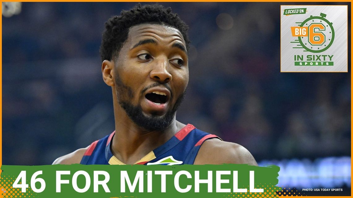 Donovan Mitchell GOES OFF for 46 Points Against 76ers | The Big 6 in 60 ...