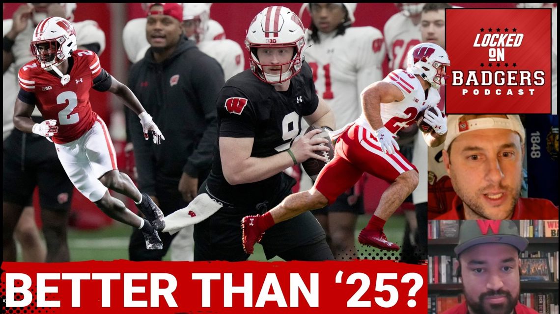 Badgers' Quarterback Room UPSIDE with Talent | Can Edwards Jr. Lead the ...