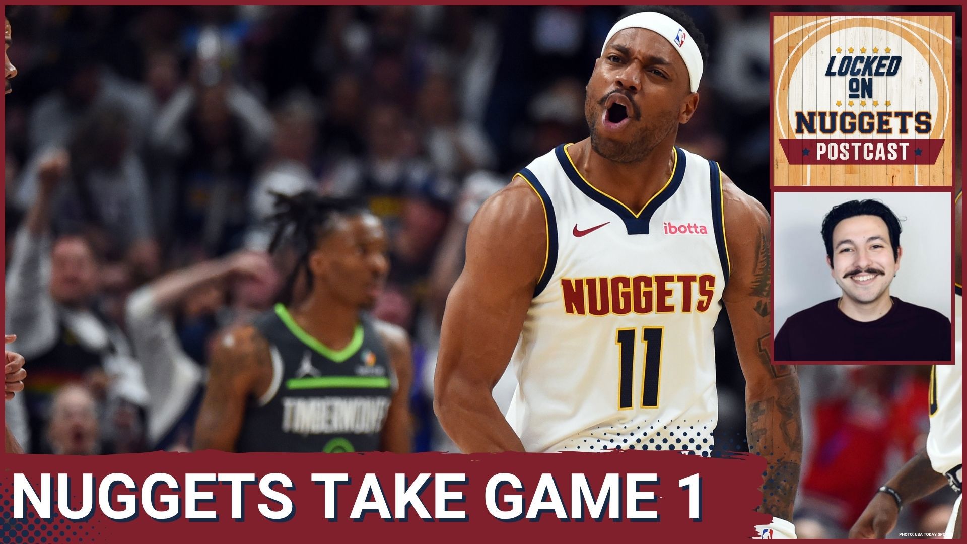 NUGGETS POSTCAST: Nuggets SECURE Game 1 vs. Wolves With STRONG 2nd Half ...
