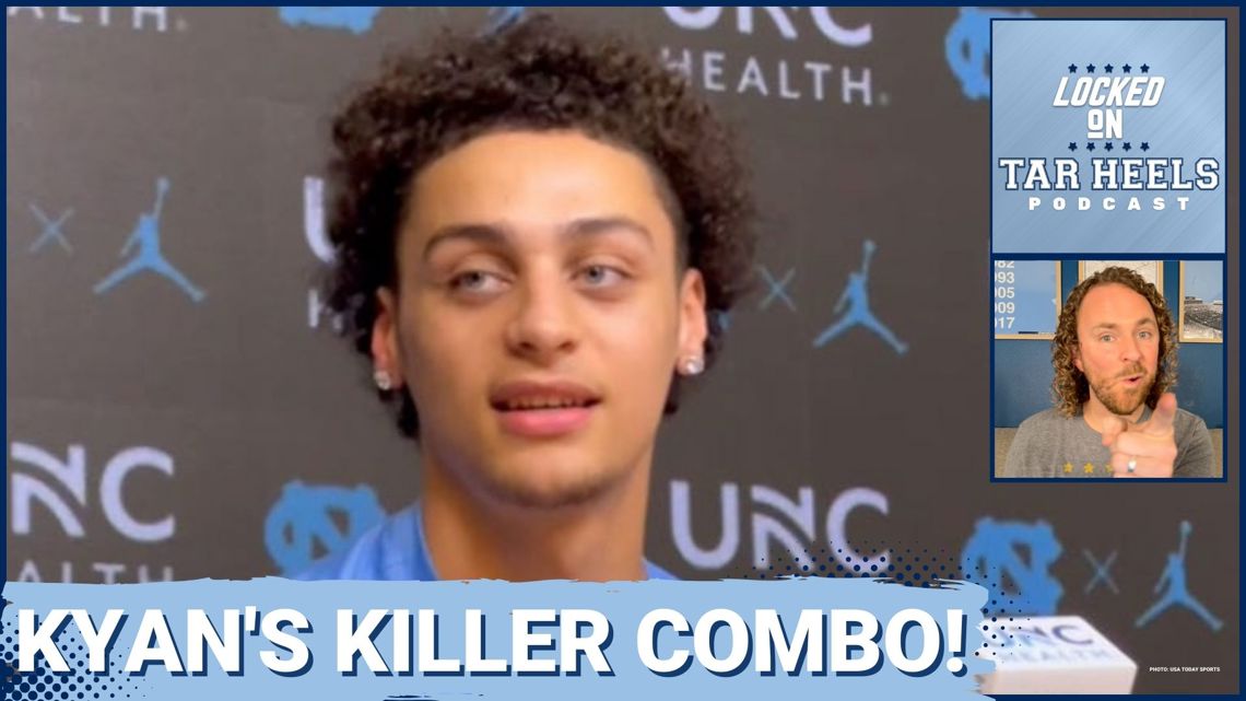 Don't Give Kyan Evans Space! | Caleb Love Gave Henri Veesaar Helpful UNC Advice | UNC vs ...