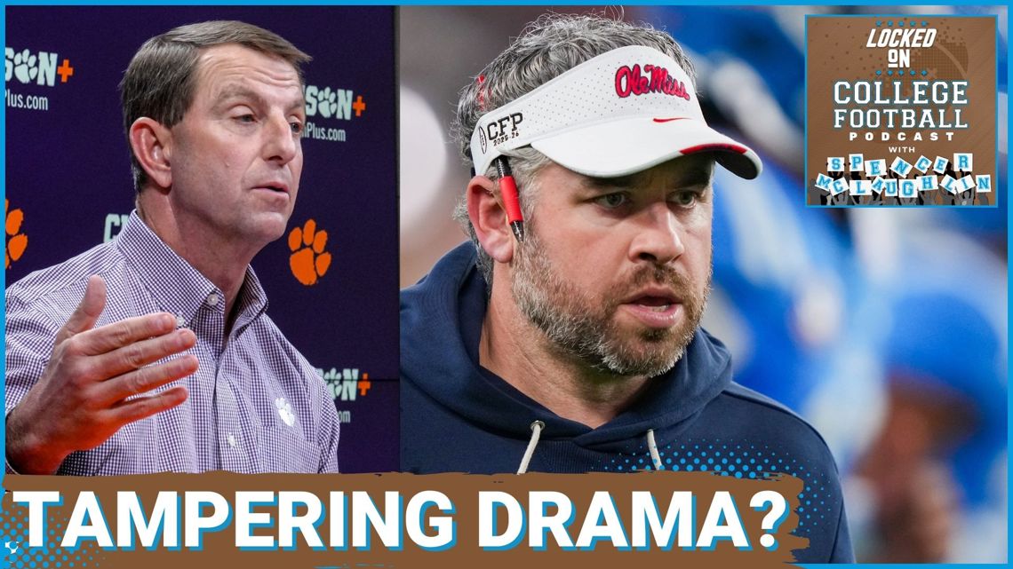 TAMPERING? Clemson's Dabo Swinney SLAMS Ole Miss, Pete Golding for Luke ...