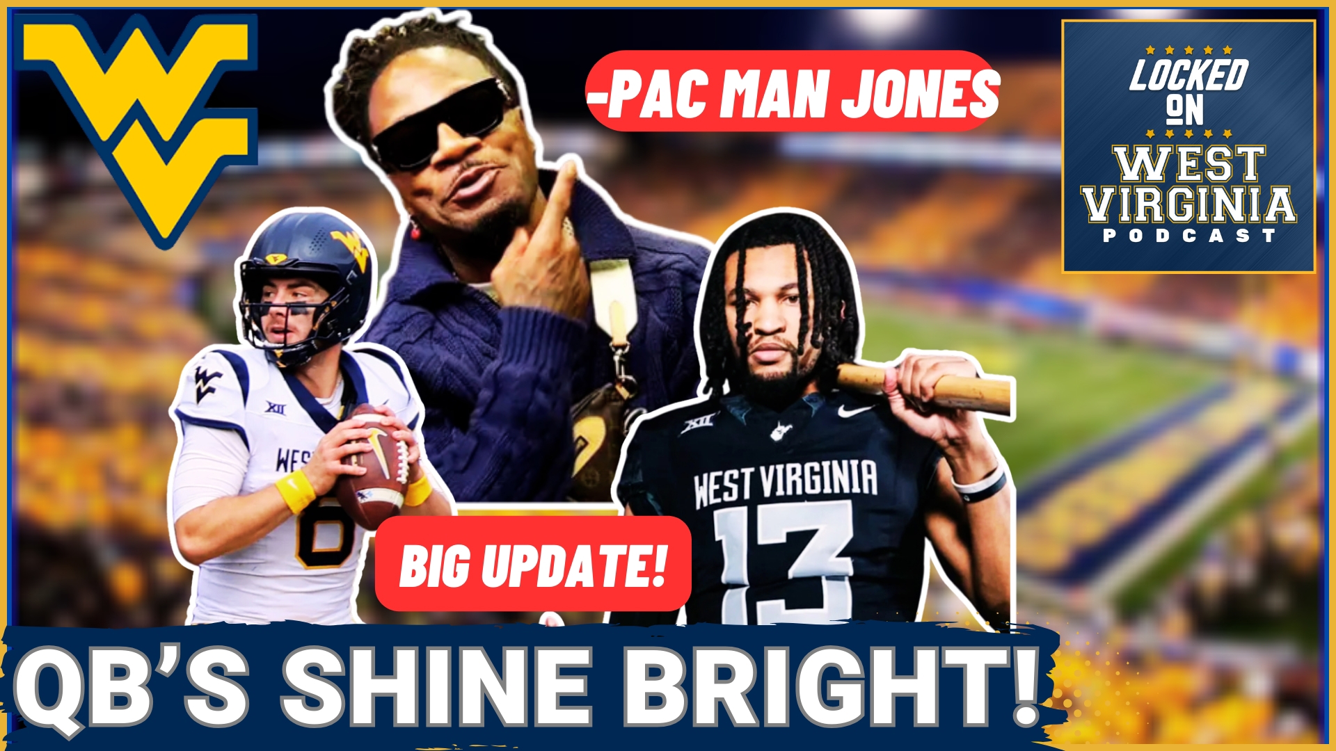 Pac Man Jones has HIGH PRAISE for Quarterback room at West Virginia ...