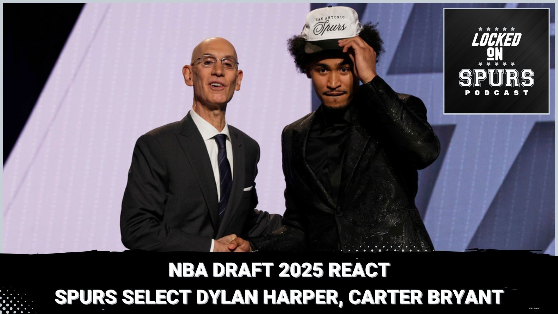 Reaction: San Antonio Spurs' slam dunk at the 2025 NBA Draft | Locked ...