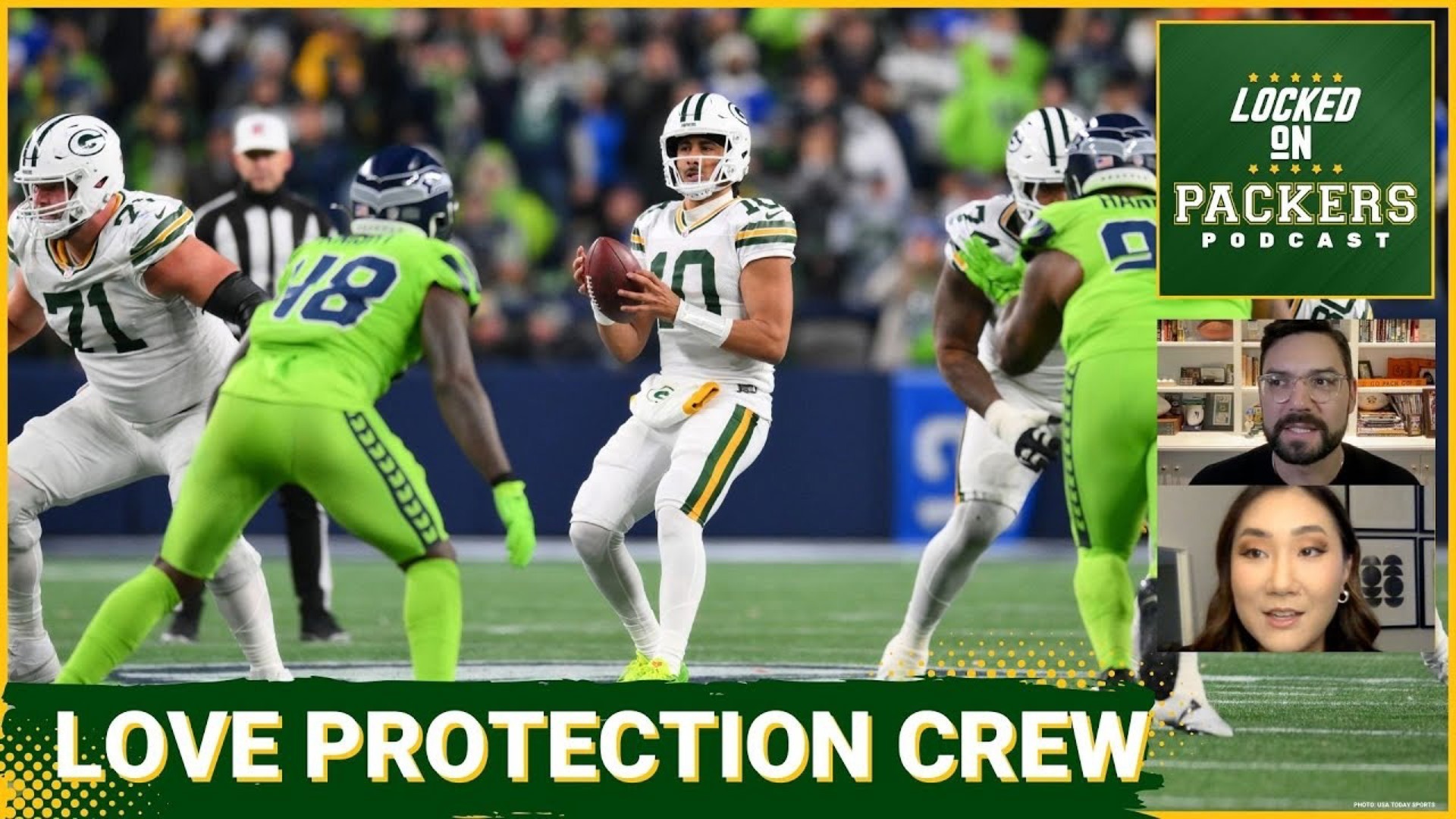 Jordan Love getting plenty of help from his friends picking up the ...