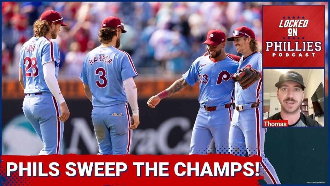 The Philadelphia Phillies Sweep The Texas Rangers For Their 2nd ...