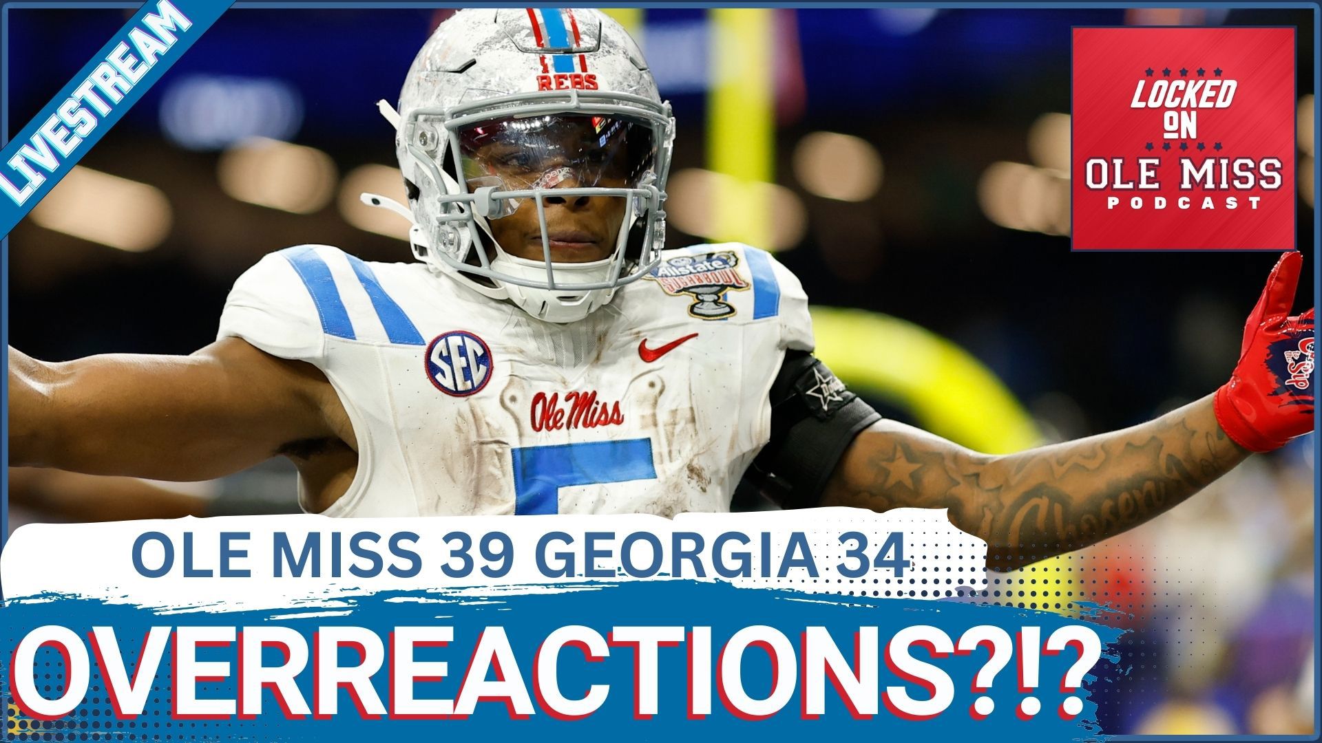 REACTION: Ole Miss DOMINATES Georgia Bulldogs to Earn FIESTA BOWL ...