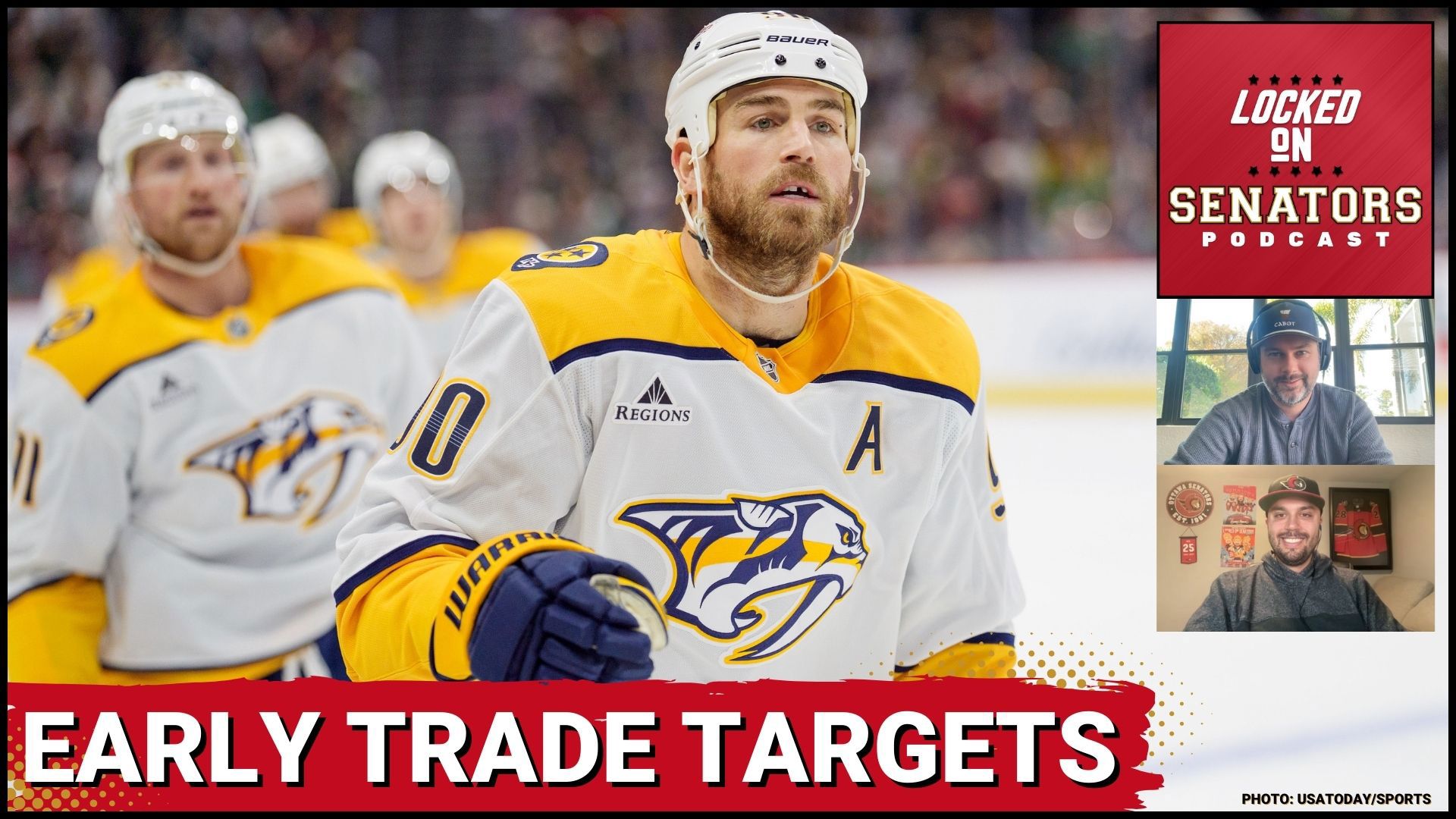 Ottawa Senators NHL Trade Targets: Ryan O'Reilly, Kiefer Sherwood ...