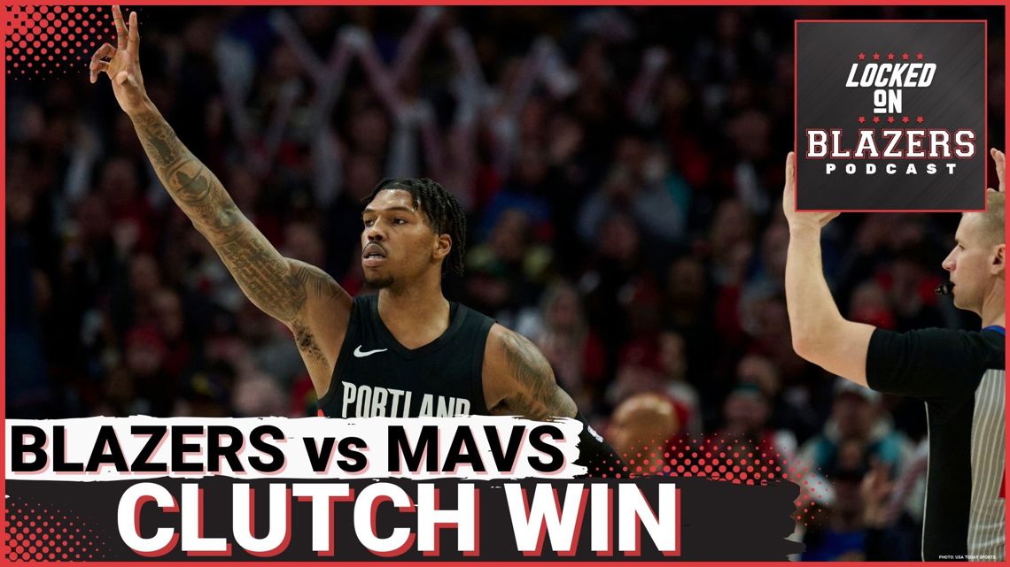 Trail Blazers Hold Off the Dallas Mavericks Late | Donovan Clingan ...