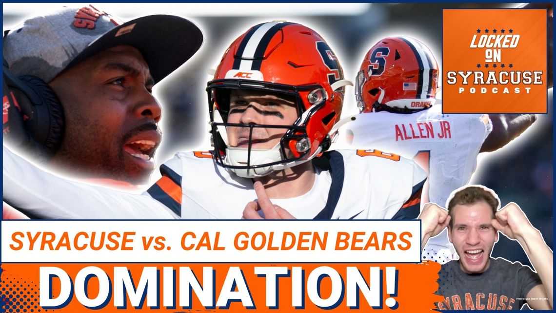 REACTION: Syracuse Football DOMINATES California Golden Bears ...