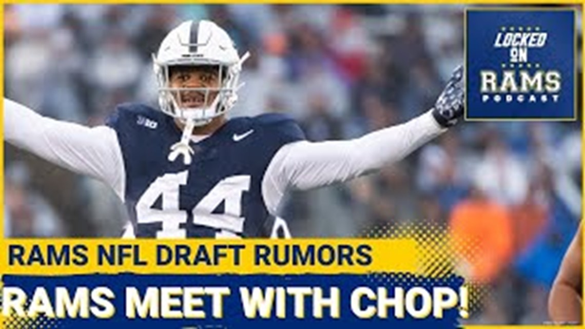 Rams Meet With Penn State Edge Chop Robinson, Draft Rumors, Top 5 Les ...
