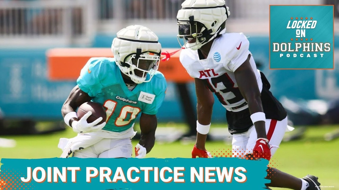 Miami Dolphins & Atlanta Falcons Tussle In First Of Two Joint Practices ...
