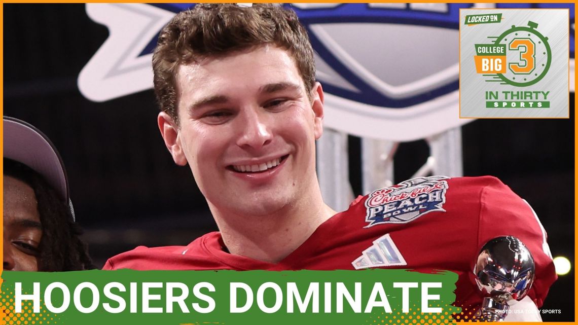 Indiana DOMINATES Oregon To Advance To National Championship | The Big ...