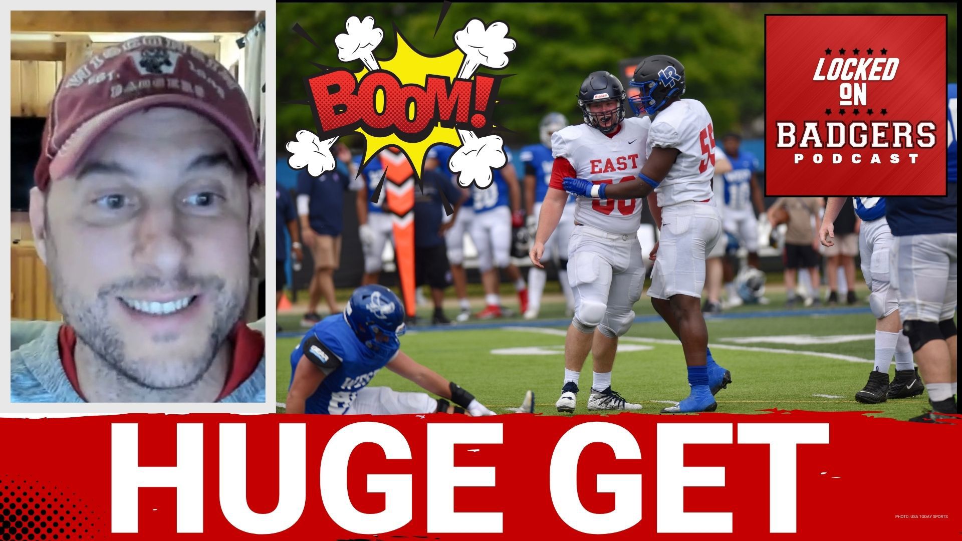 BOOM! #1 RANKED DL COMMITS to the Wisconsin Badgers! Jibriel Conde is ...
