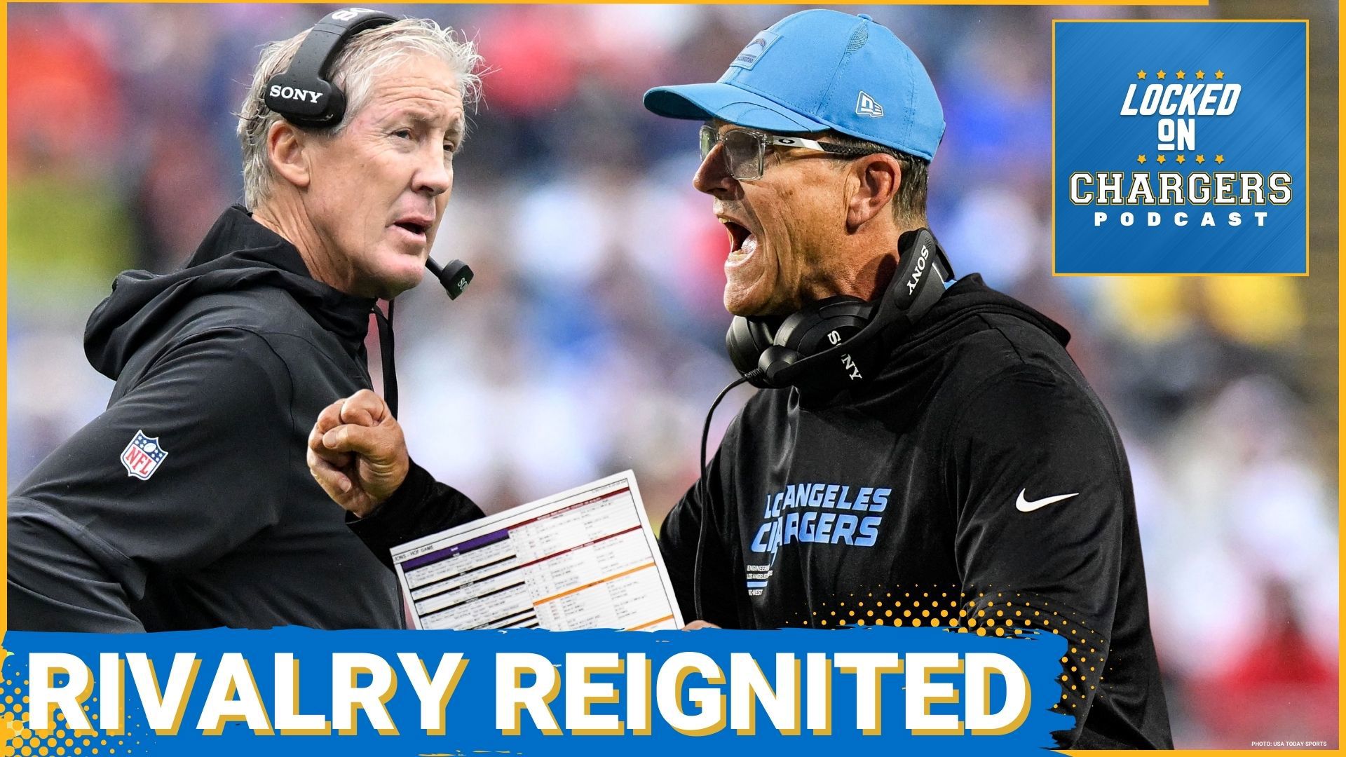 RIVALRY: Jim Harbaugh and Pete Carrol CLASH in EPIC Monday Night ...