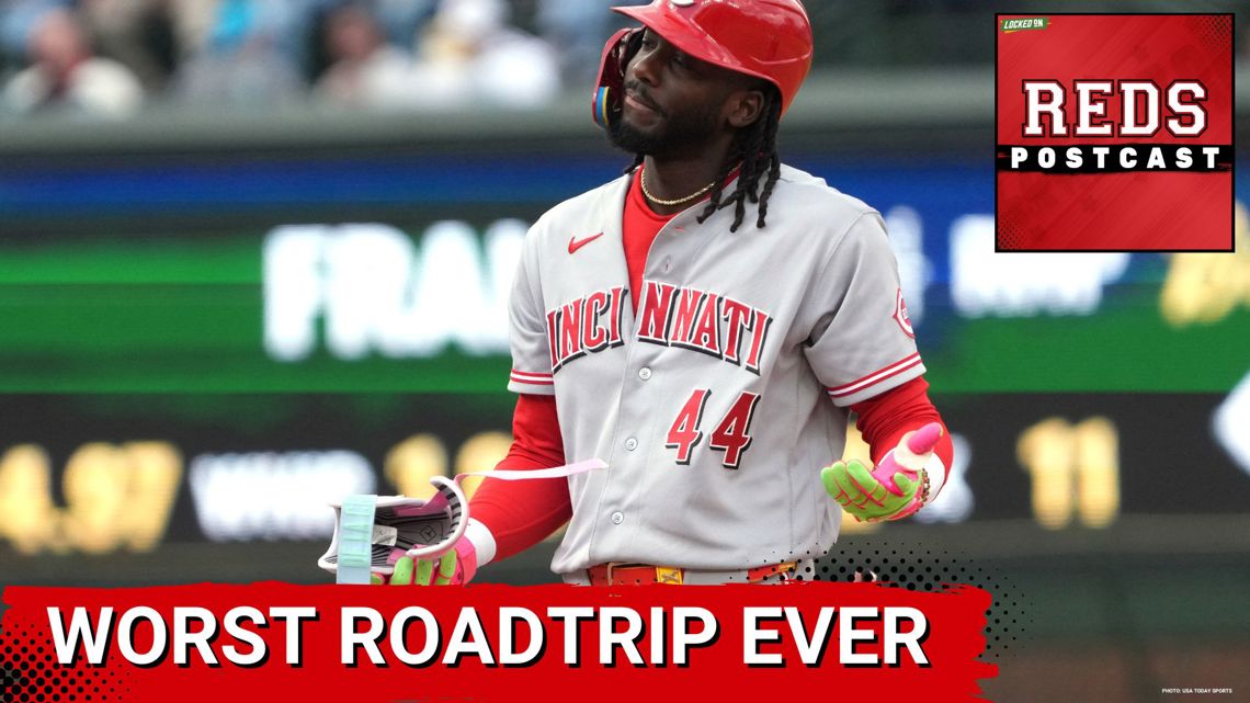 REDS POSTCAST: Cincinnati Reds Awful Road Trip FINALLY Ends with Sweep ...