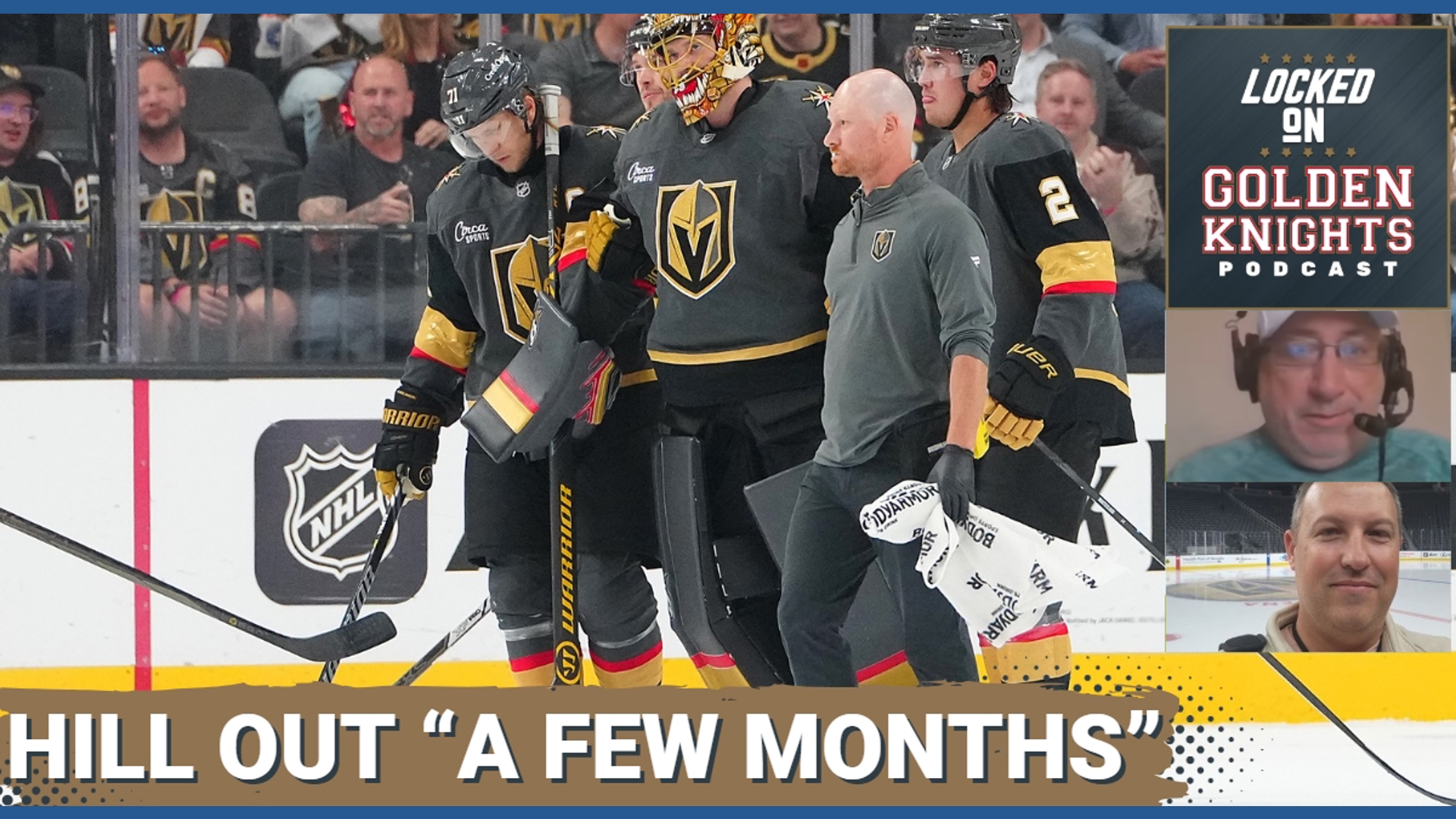 The Vegas Golden Knights look to slow down the hot Tampa Bay Lightning; Adin Hill out a few ...