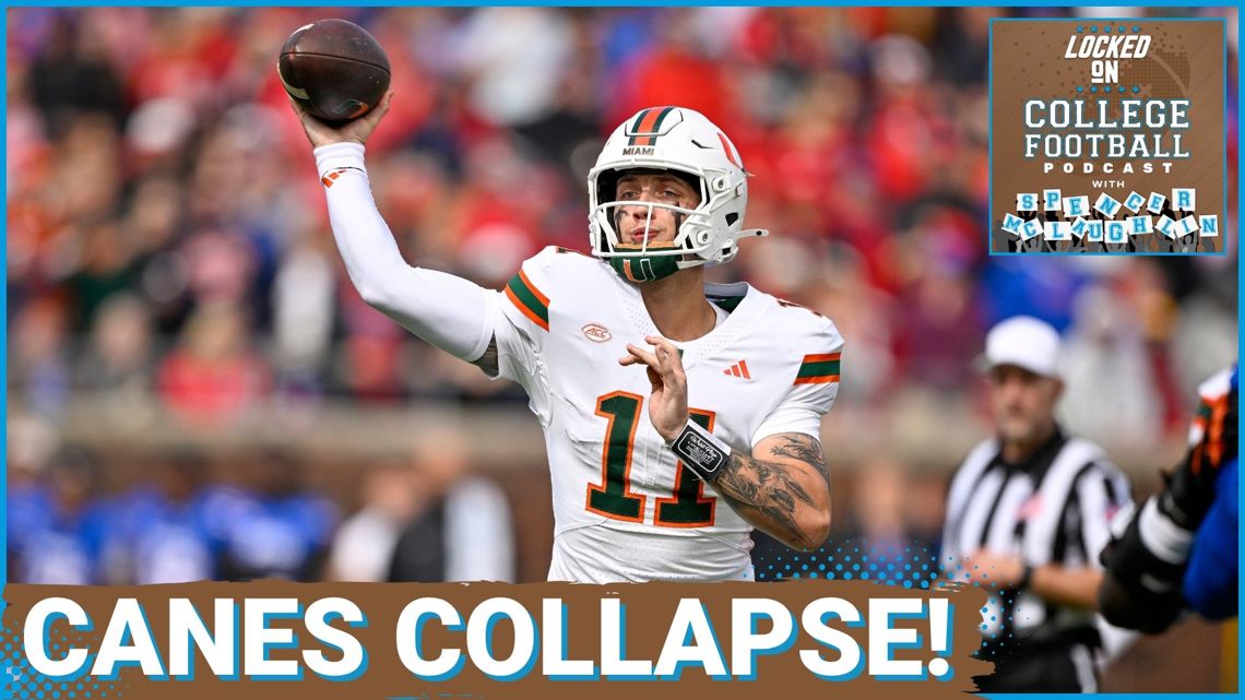 CHAOS: Miami HURRICANES Collapse in OVERTIME as SMU Stuns Mario Cristobal | Arch Manning FIXED ...