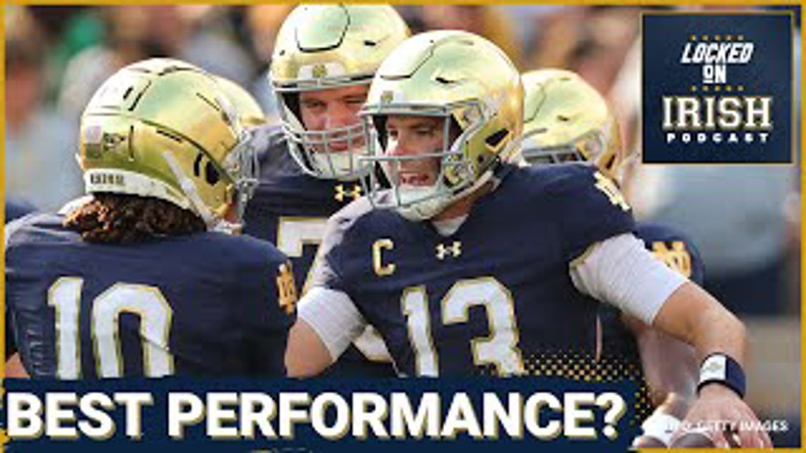Notre Dame CRUSHES Stanford 49-7: Irish offense SHINES & Defense ...