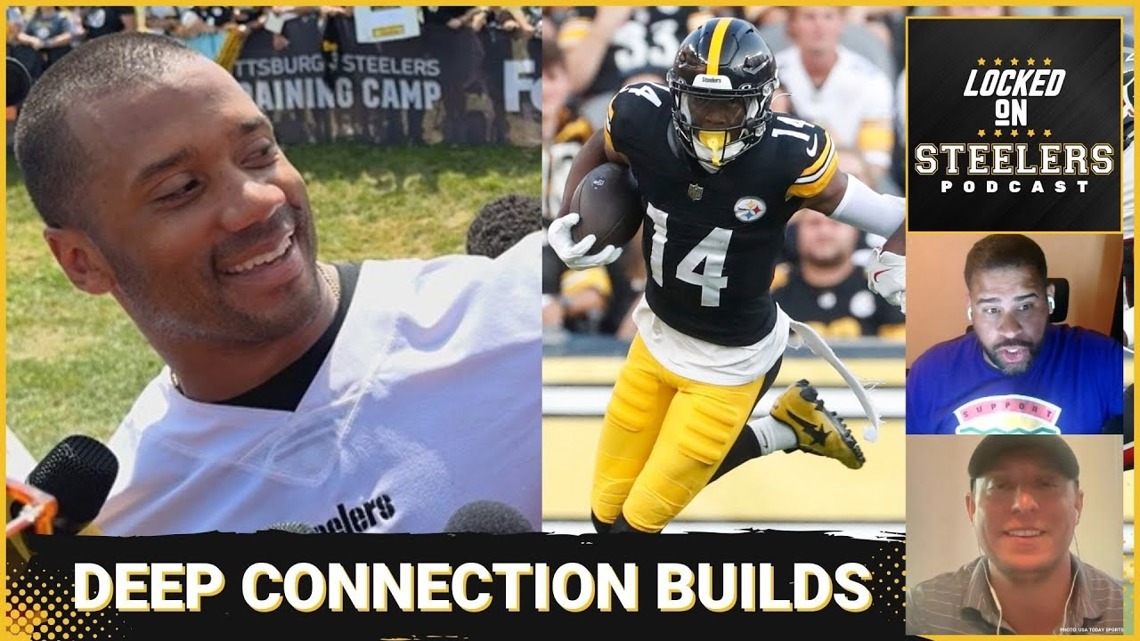 Steelers' Russell Wilson, George Pickens Developing Deep Ball ...