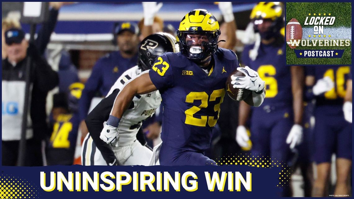 WOLVERINES POSTCAST: UGLY WIN! Michigan Wolverines HOLD ON, Beat Purdue ...