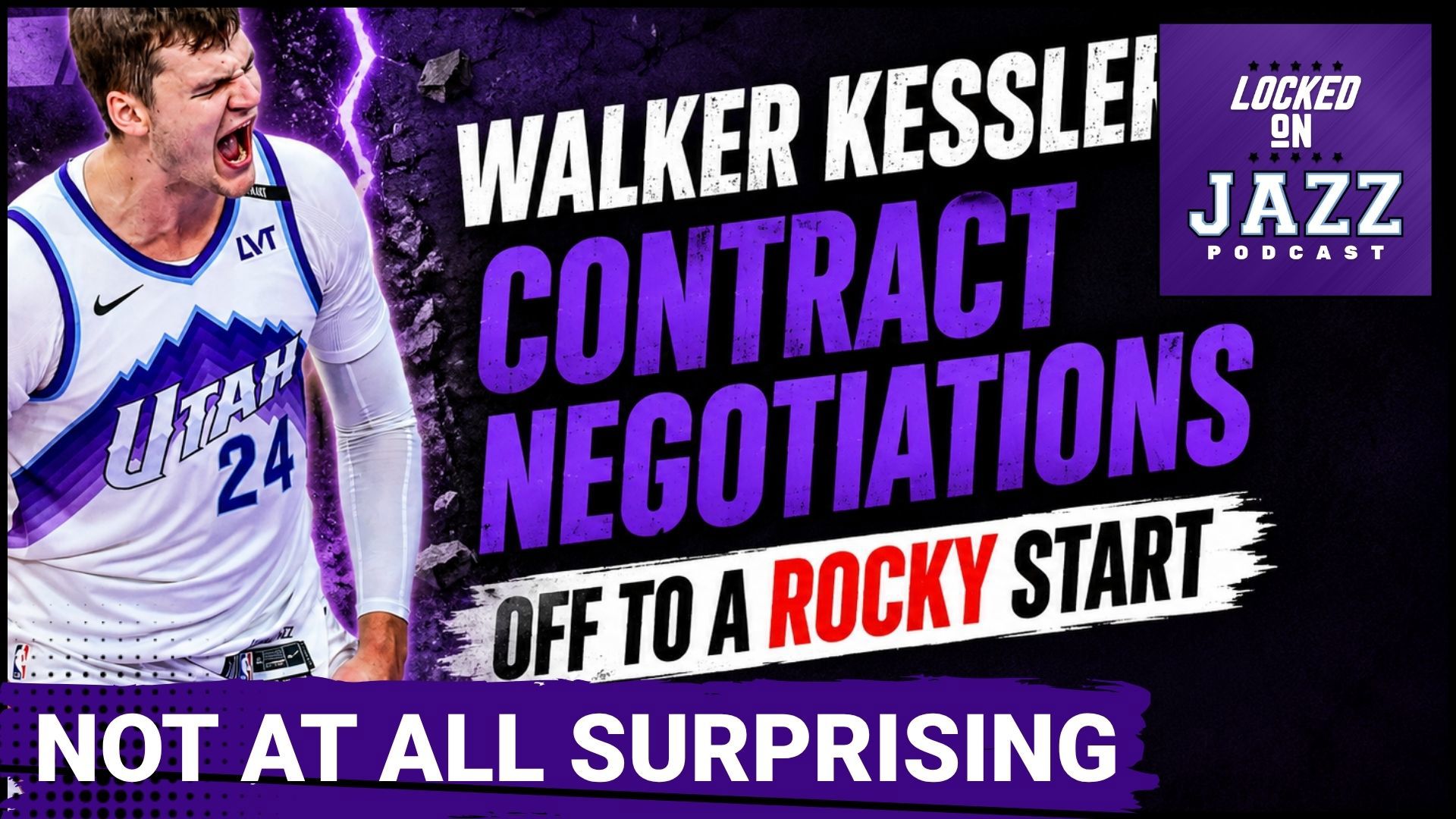 TENSION: Utah Jazz Contract NEGOTIATIONS with Walker Kessler off to ...