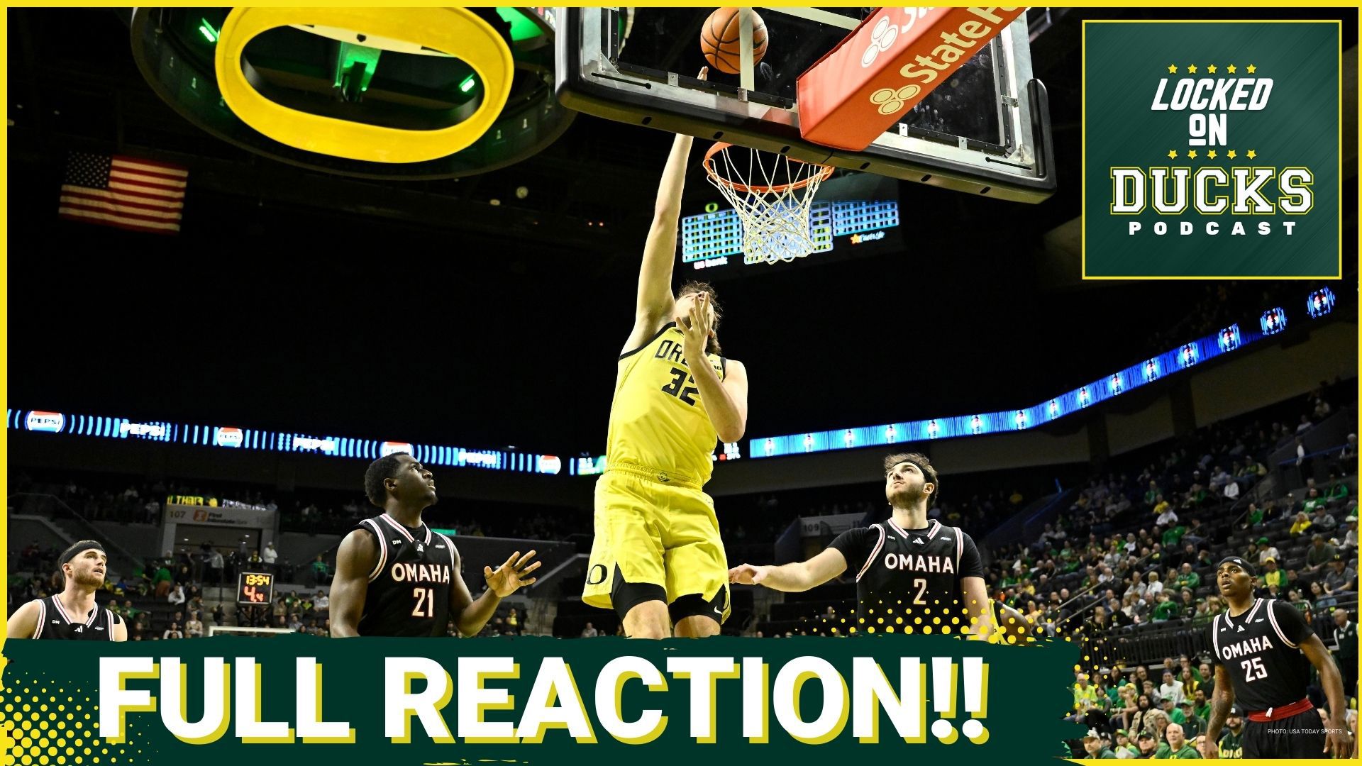REACTION: Oregon CRUISES vs Omaha as Nate Bittle Dominates, Ducks ...