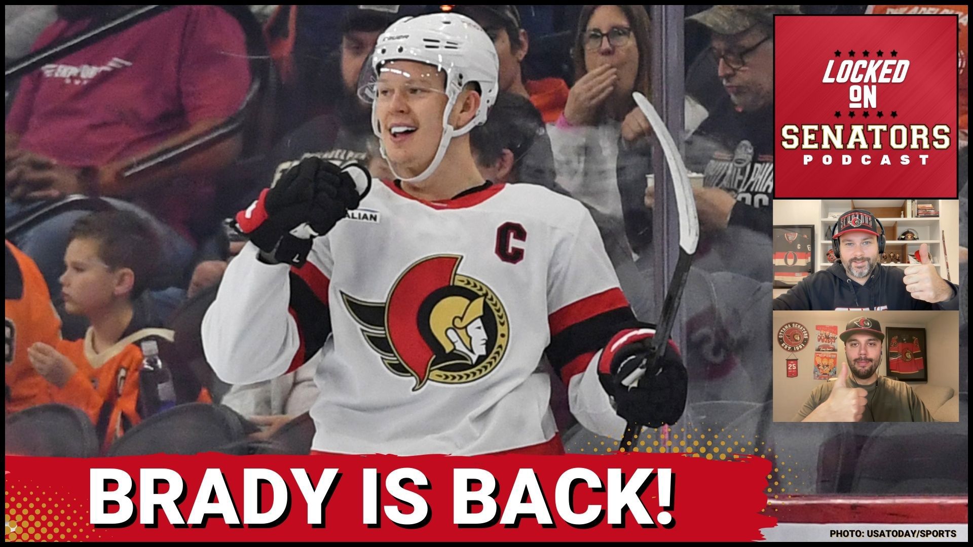 Captain Brady Tkachuk RETURNS For Ottawa Senators vs St Louis Blues ...