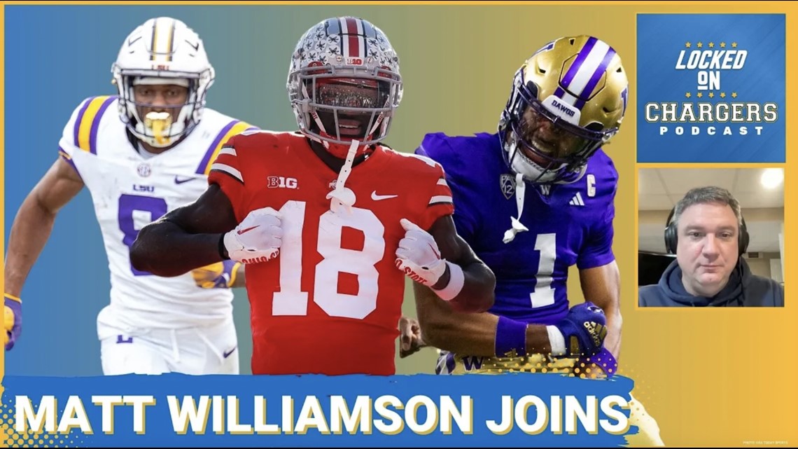 Former NFL Scout Matt Williamson Joins to Talk Taking A Receiver at 5 and Other Chargers Draft ...