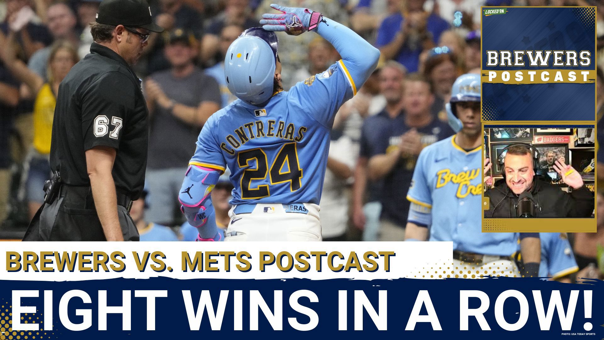 BREWERS POSTCAST: Brewers Keep It Rolling! Big Inning Helps Fuel 8th ...