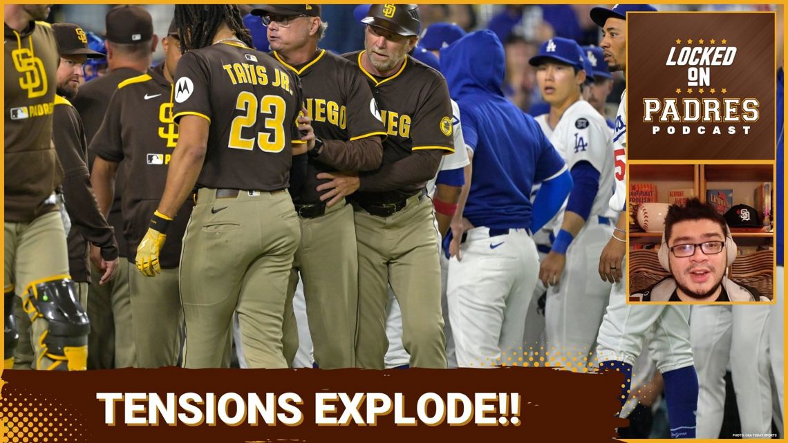 SHOWDOWN: Dodgers-Padres Rivalry EXPLODES on Field | Who Crossed the ...
