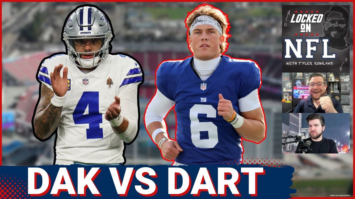 DAK V DART: Dallas Cowboys Take On New York Giants in Week 1 Prime Time ...