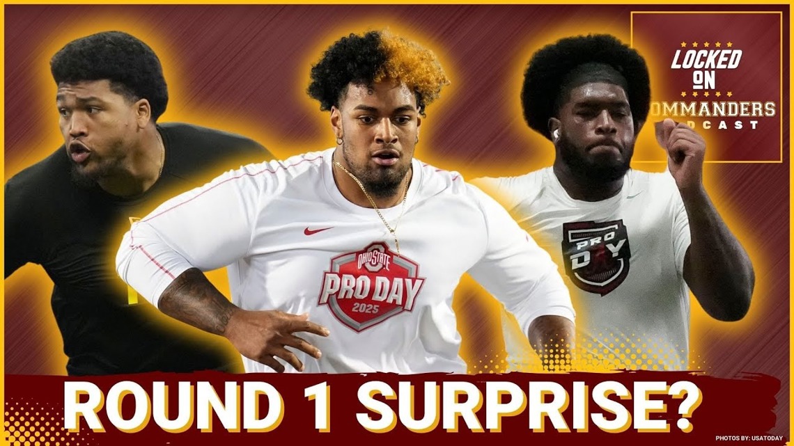 Commanders SURPRISE First Round Draft Options | Roster Depth | Rookie ...