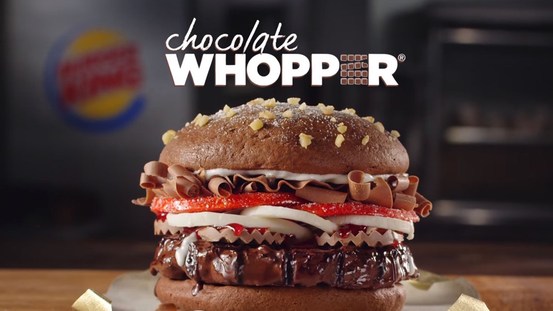 Chocolate Whopper? Burger King and others unleash fake products for ...