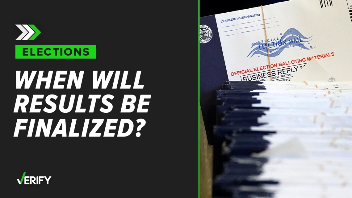 No, results are not always finalized on election night | firstcoastnews.com