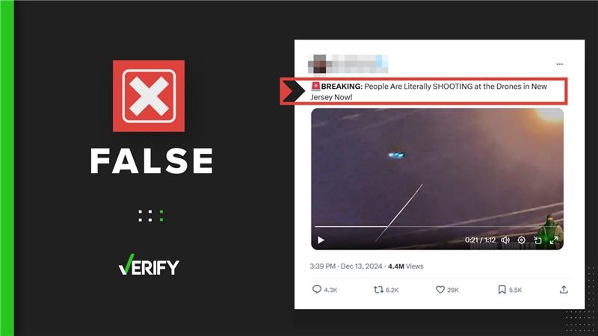 Viral video of New Jersey drone shooting is fake | firstcoastnews.com