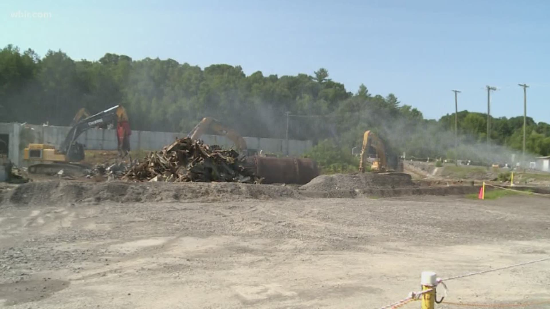 Incinerator removed at Oak Ridge East Tennessee Technology Park ...