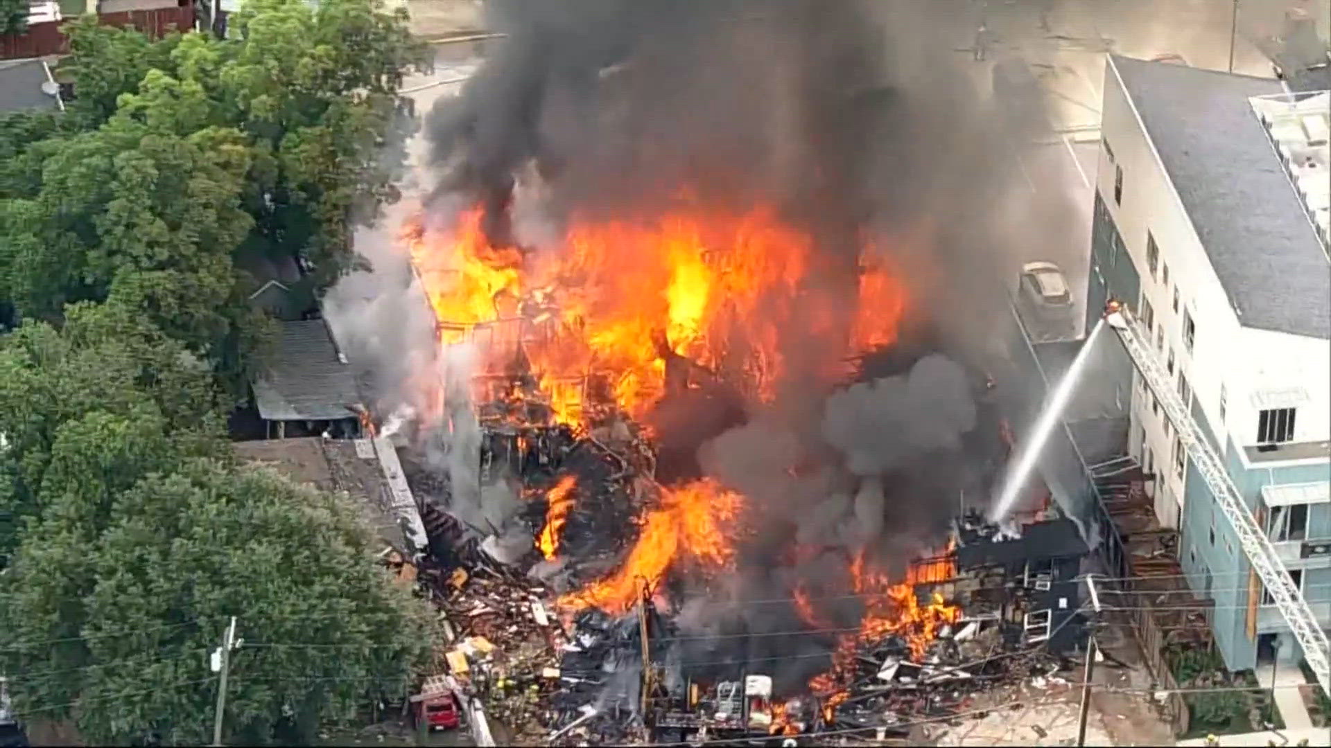 3 dead, including a child, in a massive explosion, fire at a Dallas ...